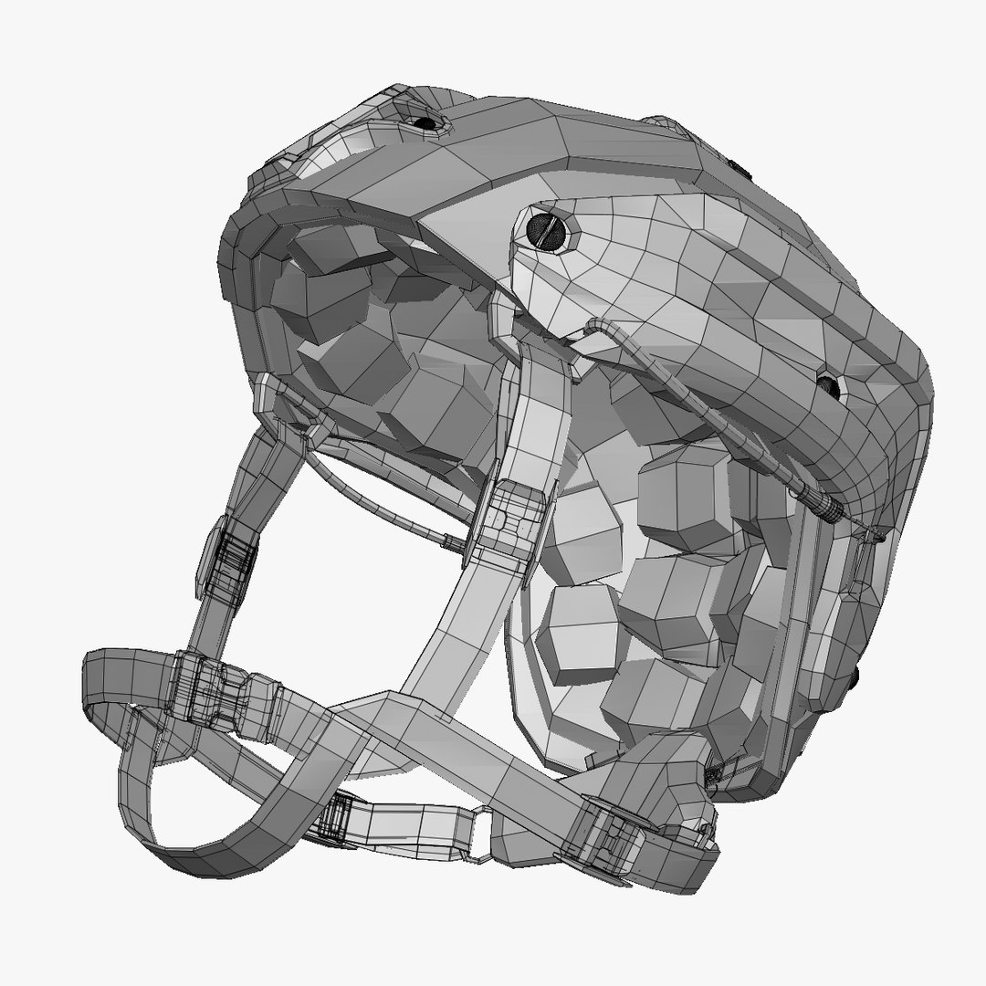3d Ballistic Helmet Model