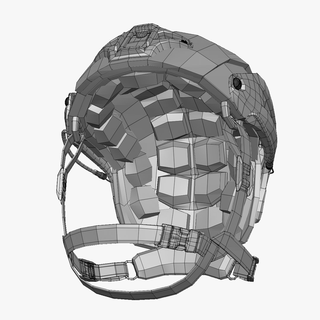 3d Ballistic Helmet Model