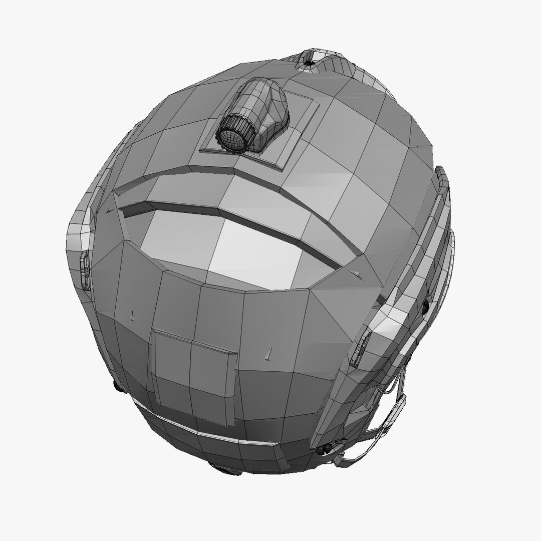 3d Ballistic Helmet Model