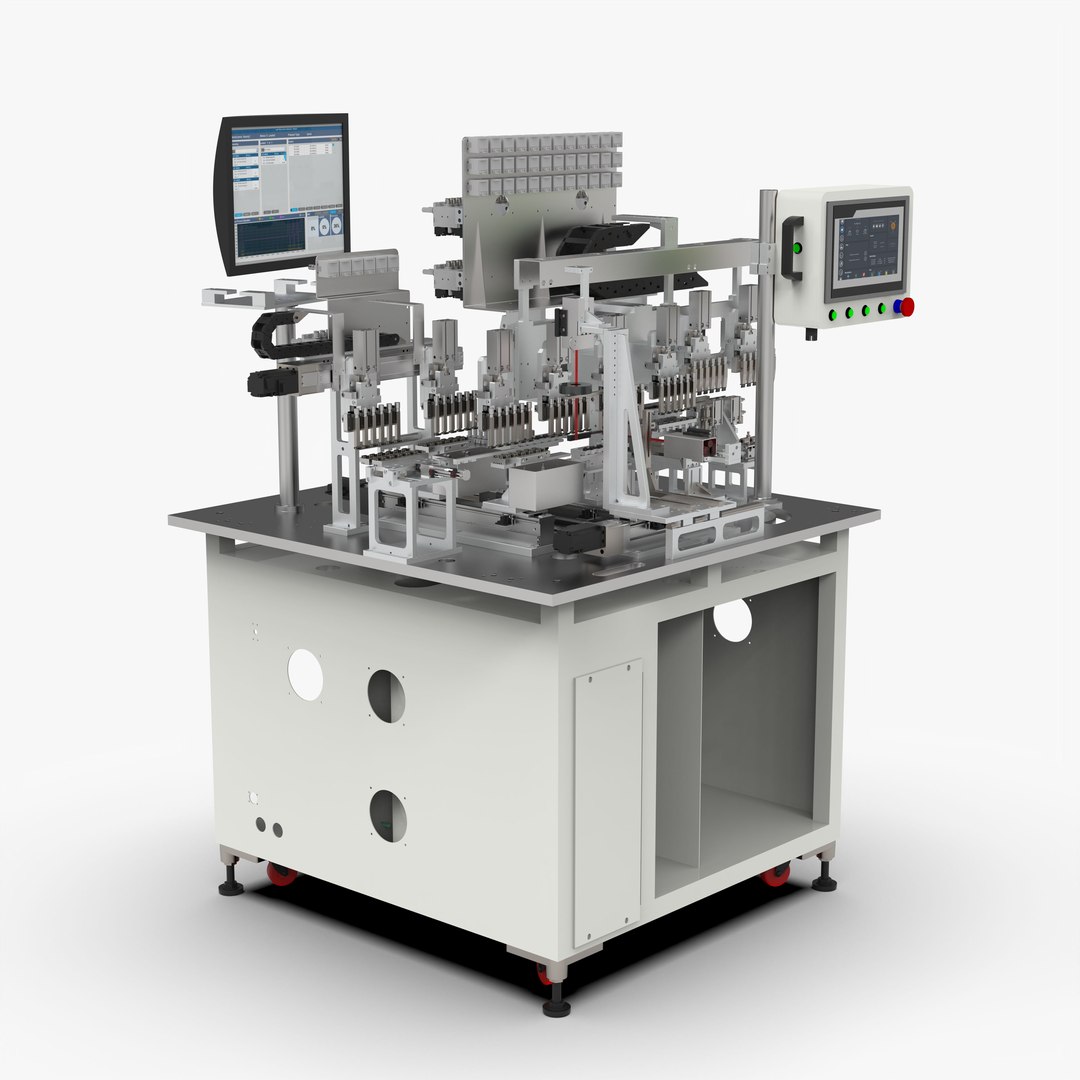 3D model Automatic Apple Connector Bushing Assembly Automation ...