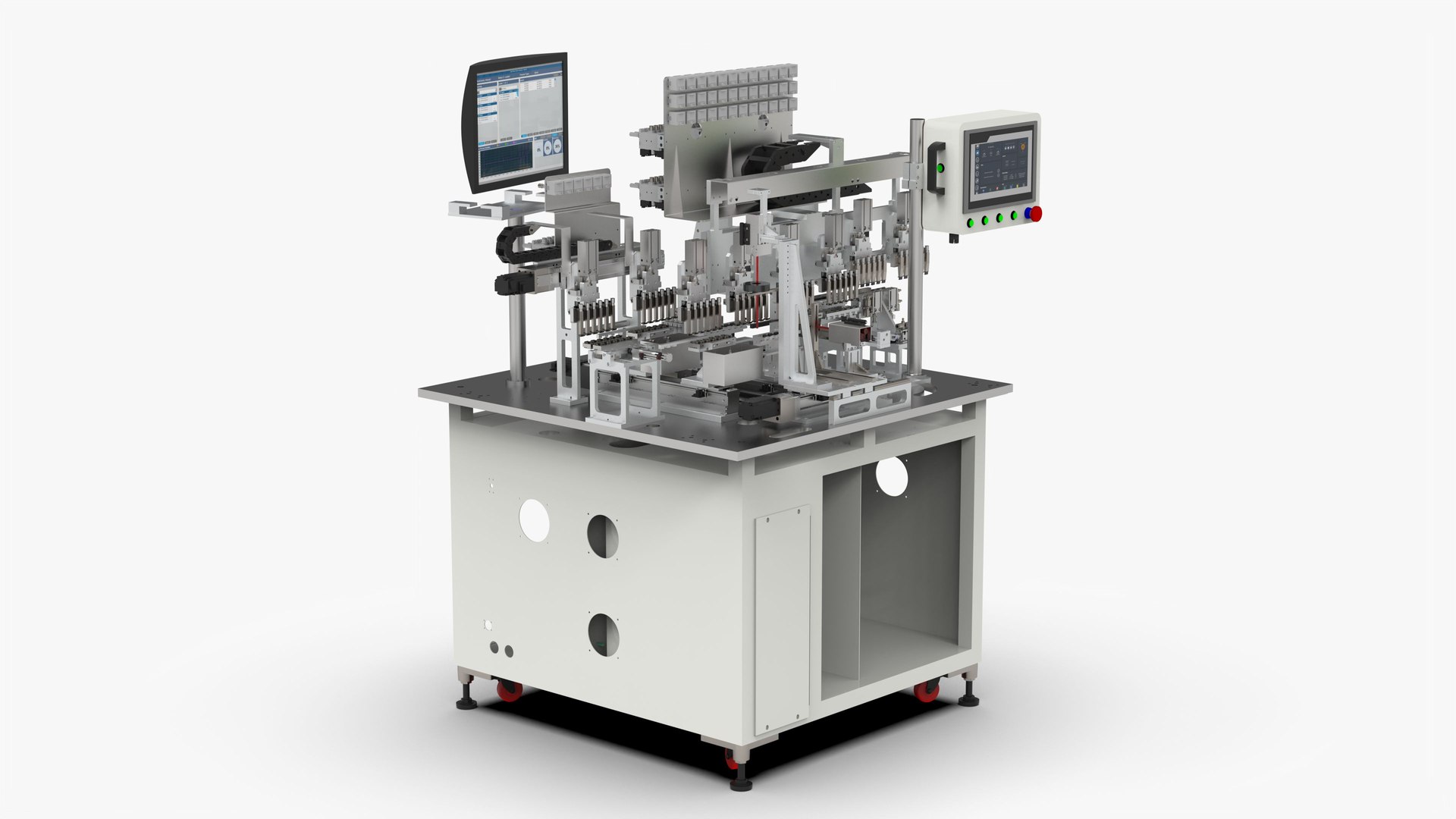 3D Model Automatic Apple Connector Bushing Assembly Automation ...