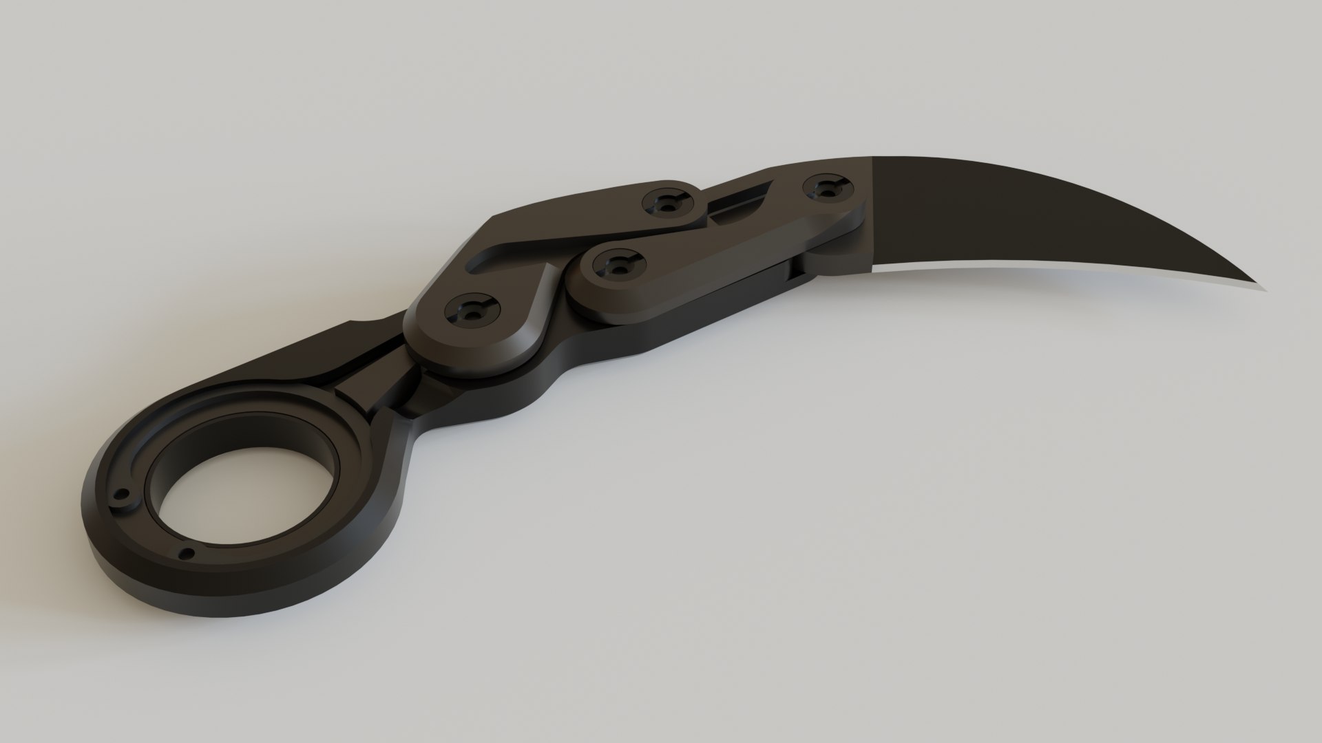 Morphing Karambit 3D Model - TurboSquid 1538360