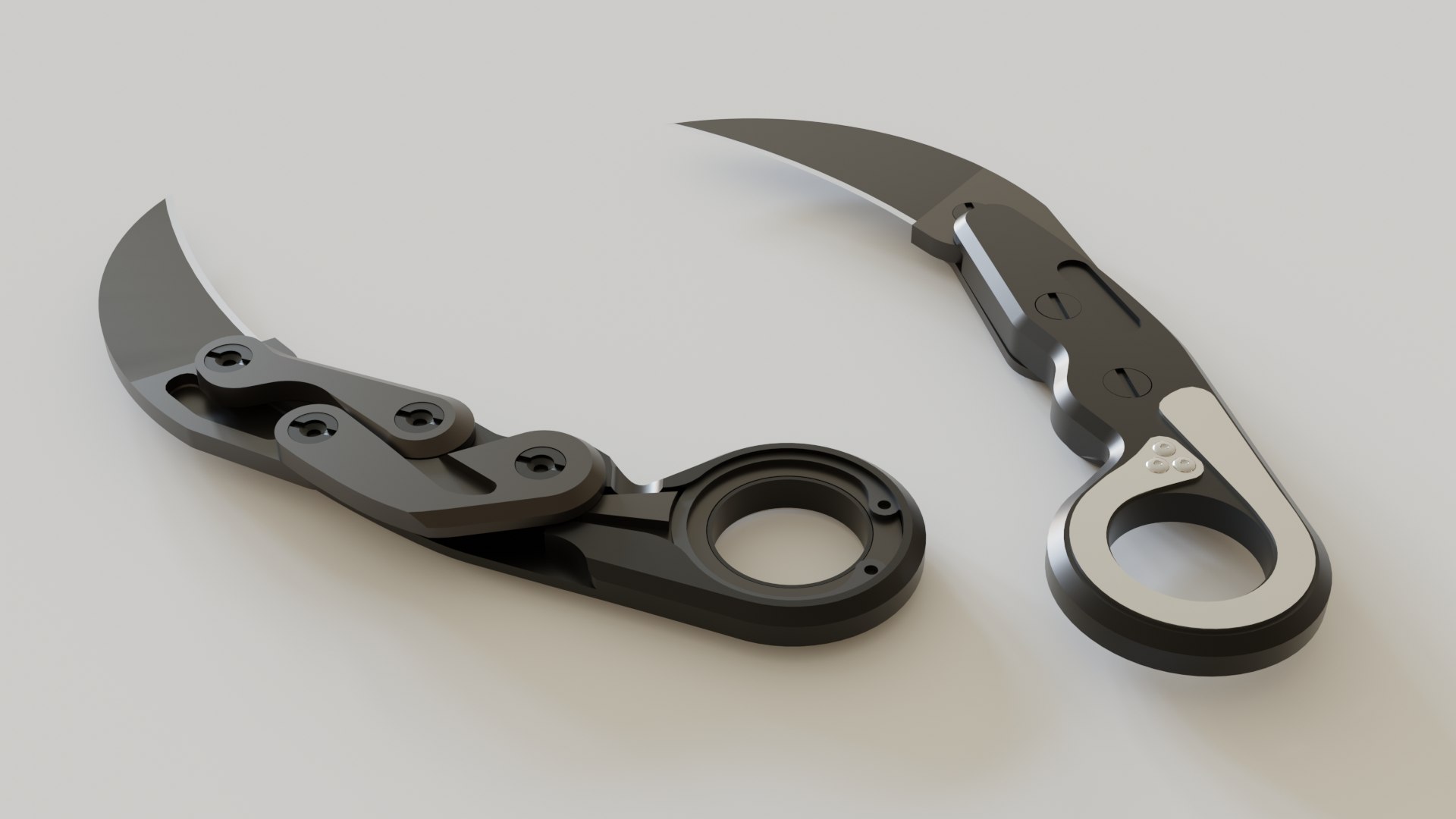 Morphing Karambit 3D Model - TurboSquid 1538360