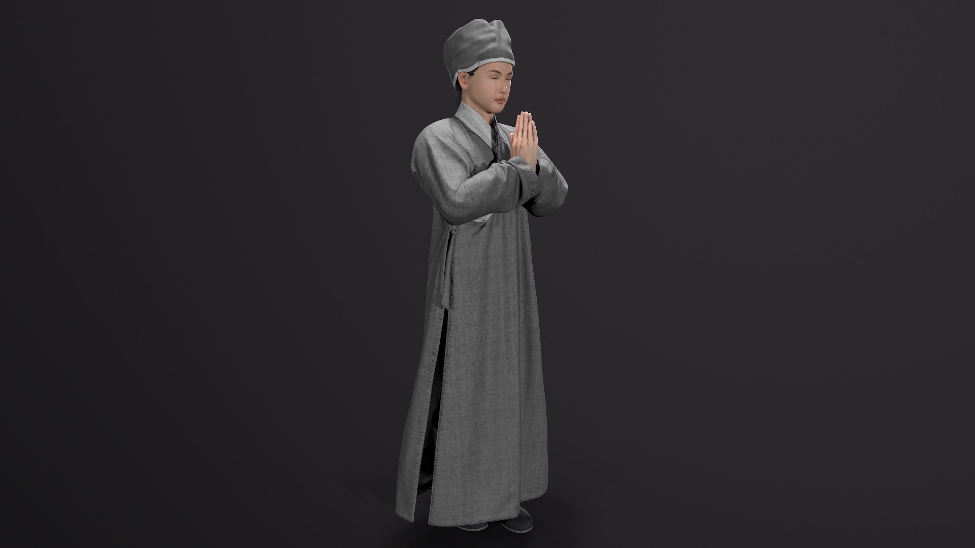Shaolin Monk 3D Model - TurboSquid 2201819