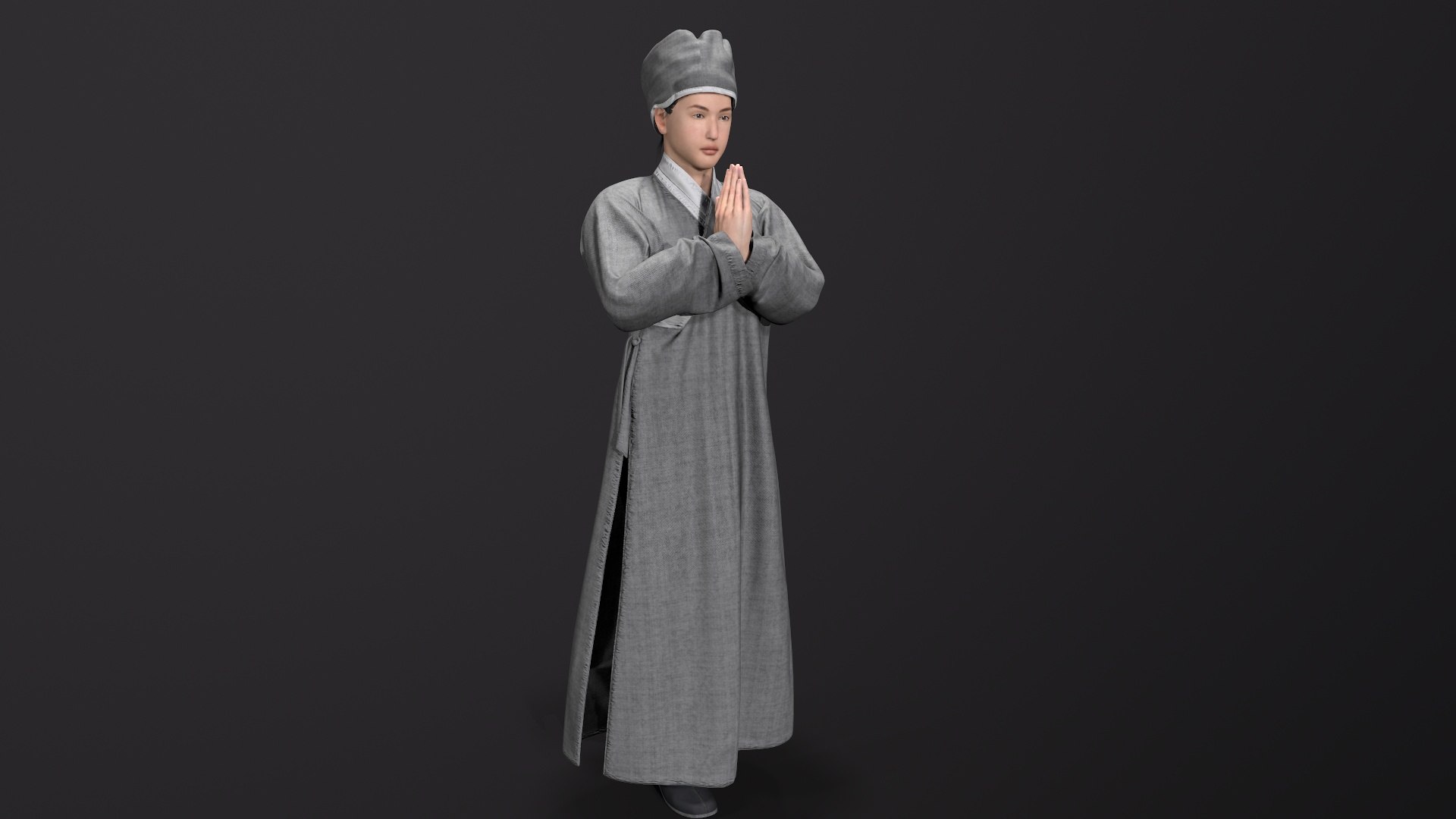 Shaolin Monk 3D Model - TurboSquid 2201819
