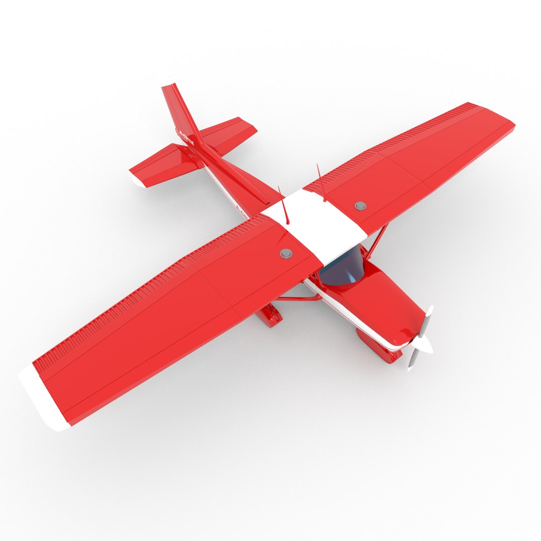 Small Red Aircraft 3D model - TurboSquid 2032835