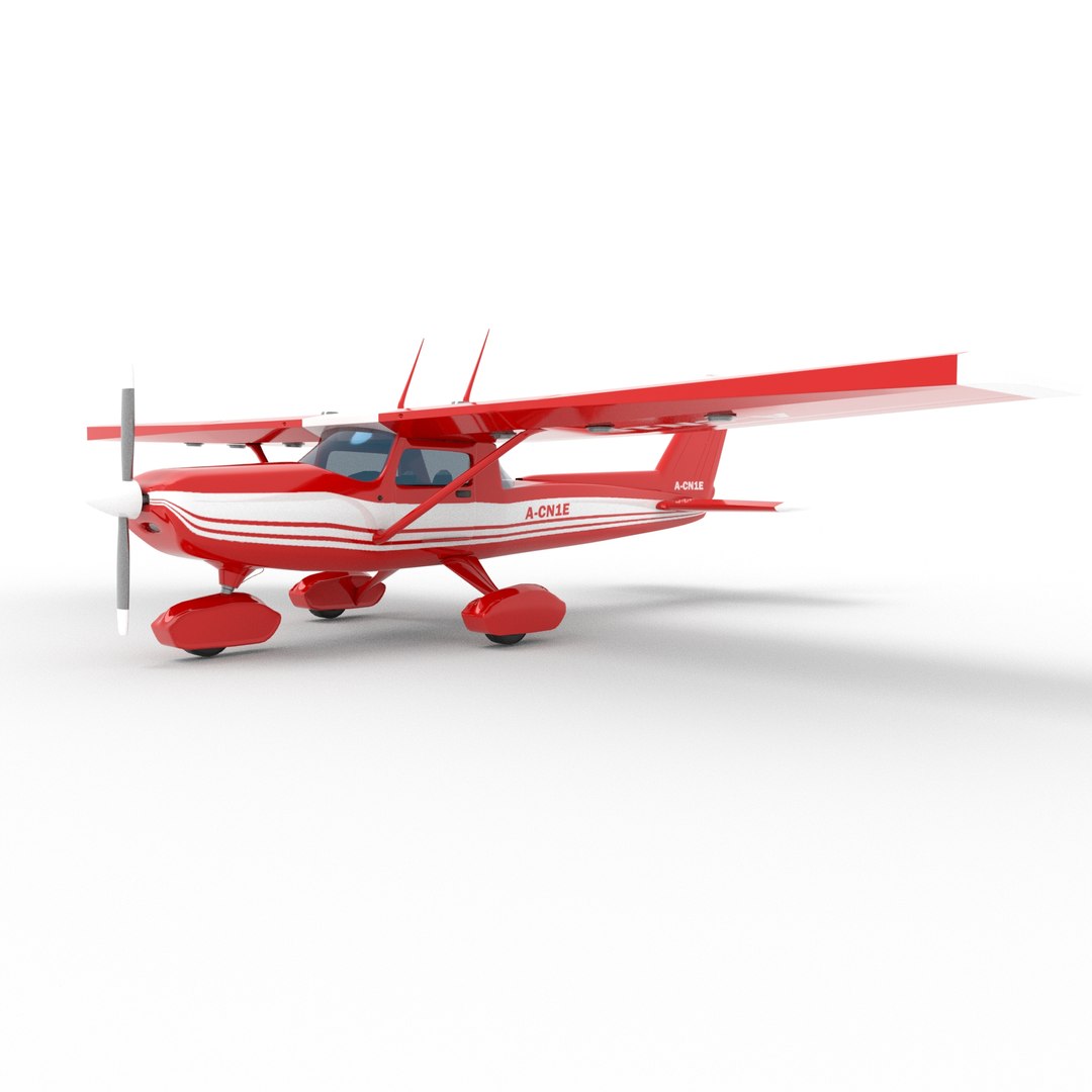 Small Red Aircraft 3D model - TurboSquid 2032835
