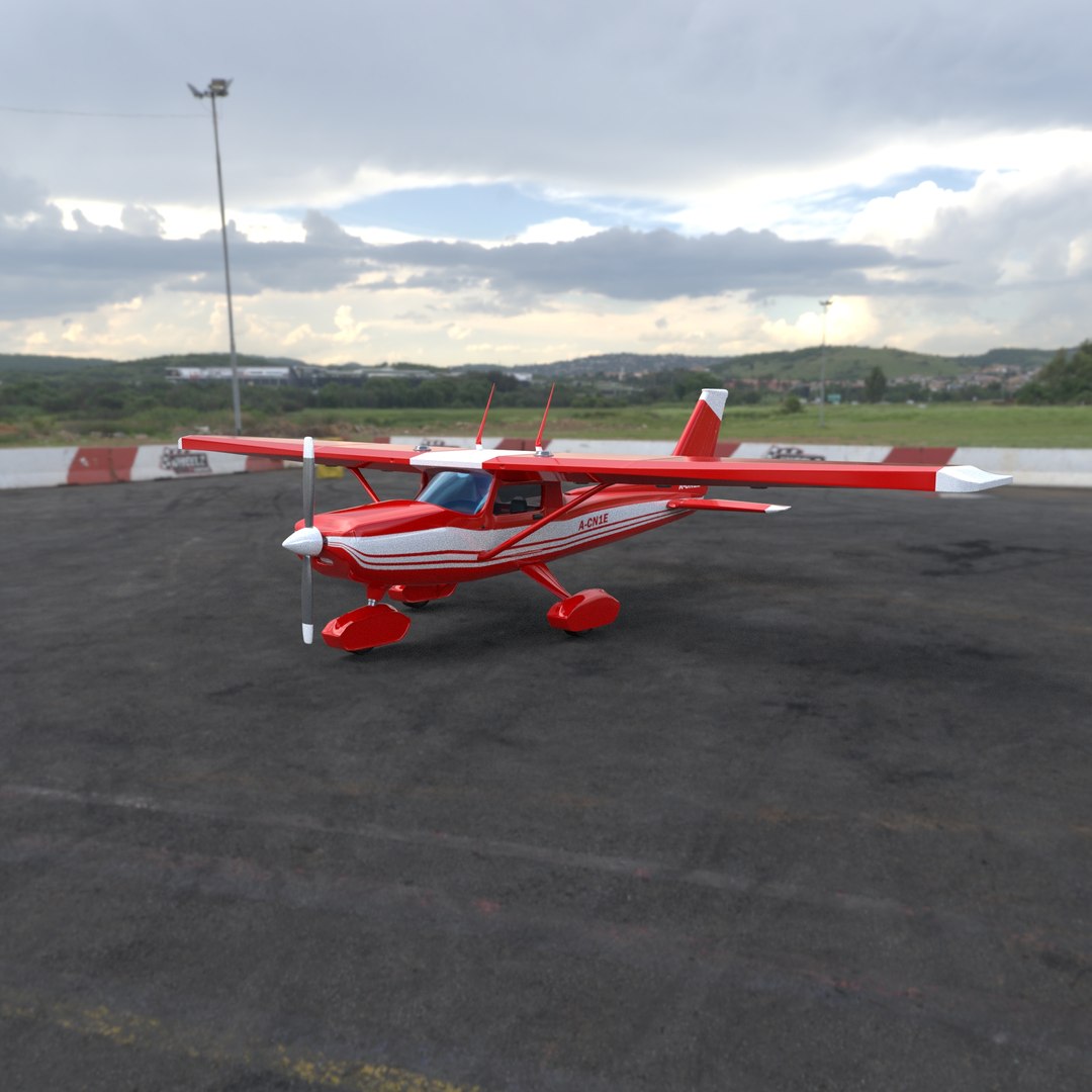 Small Red Aircraft 3D model - TurboSquid 2032835