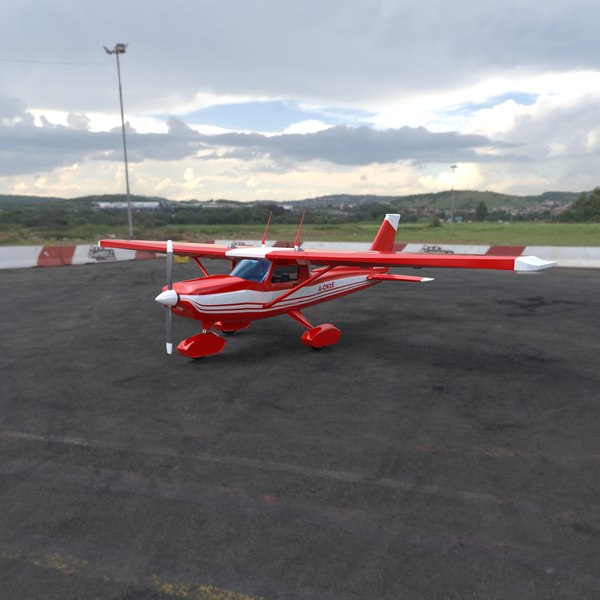 Cessna Red Airplane3Dモデル - TurboSquid 2032835