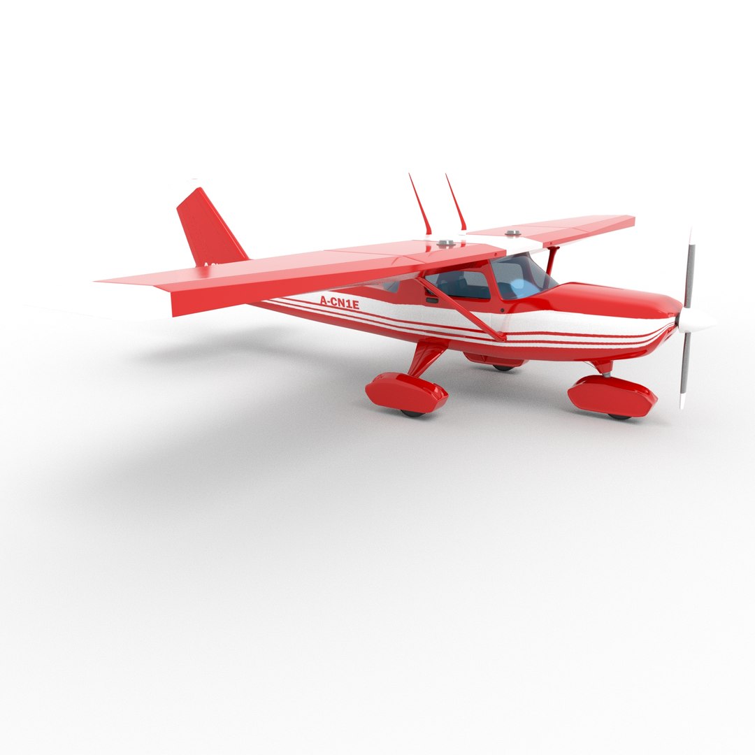 Small Red Aircraft 3D model - TurboSquid 2032835