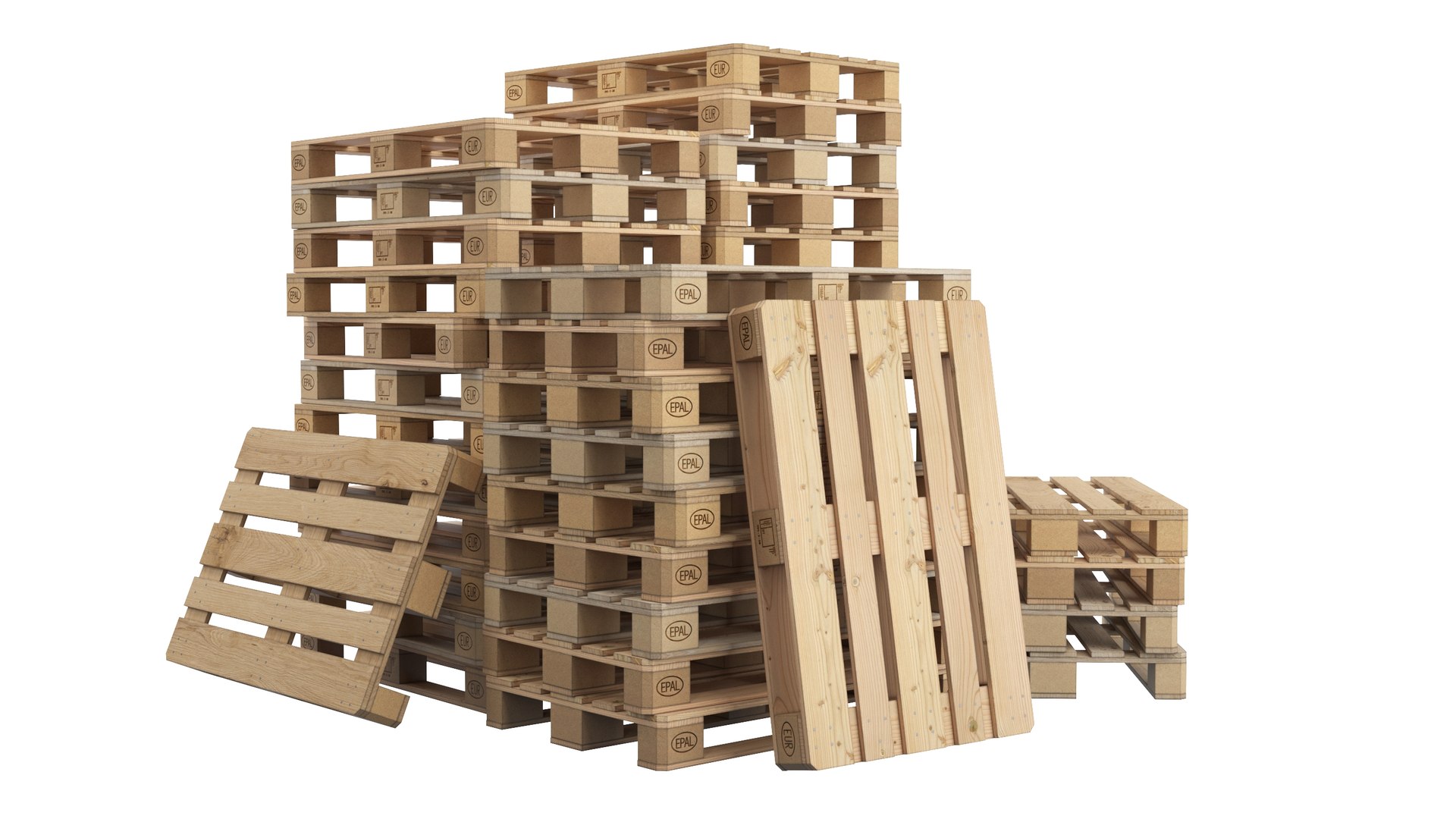 3D Model Pallet Pilke - TurboSquid 2081636