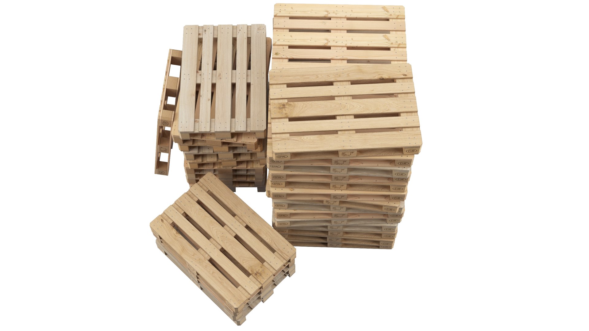 3D Model Pallet Pilke - TurboSquid 2081636