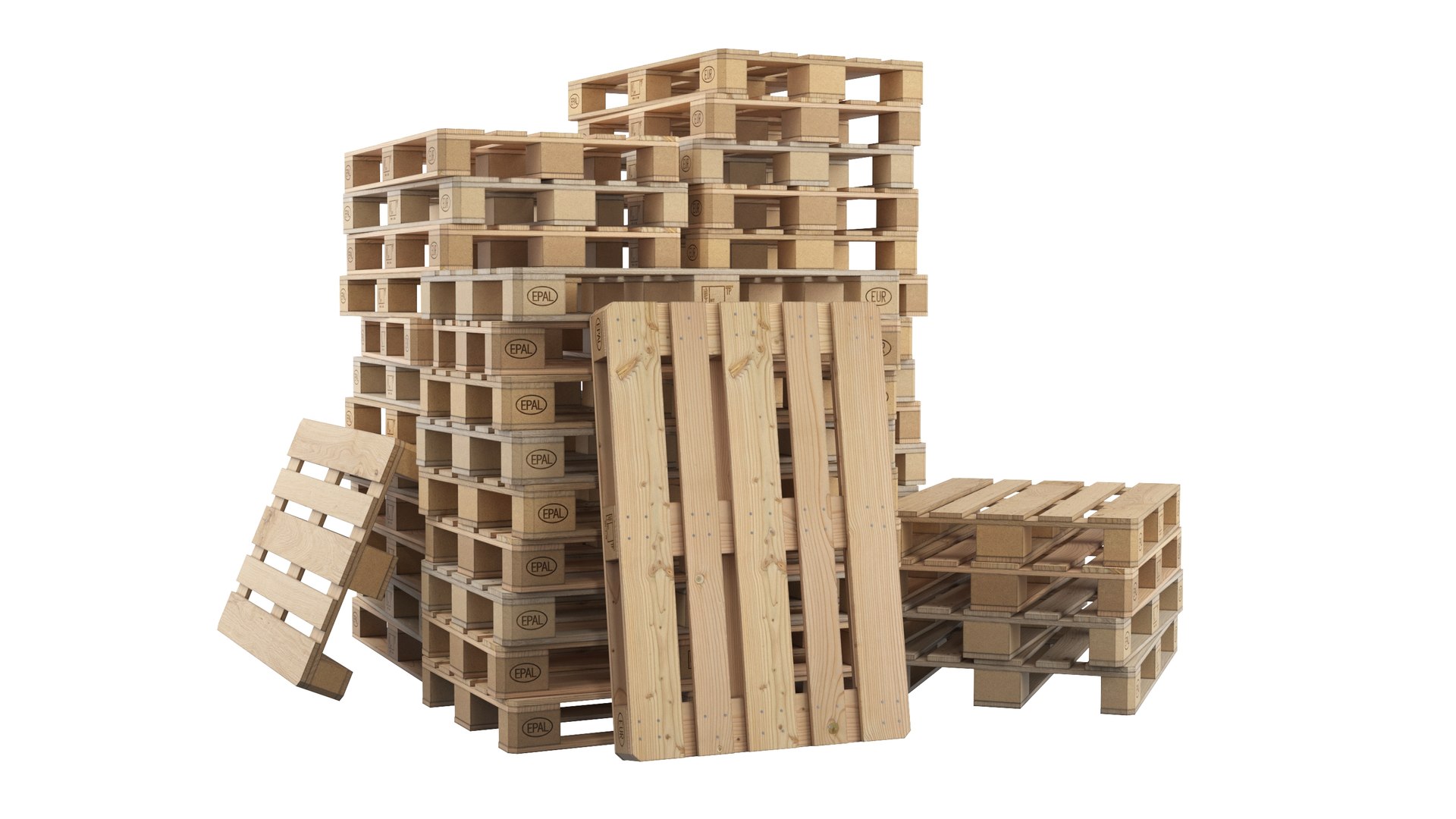 3D Model Pallet Pilke - TurboSquid 2081636