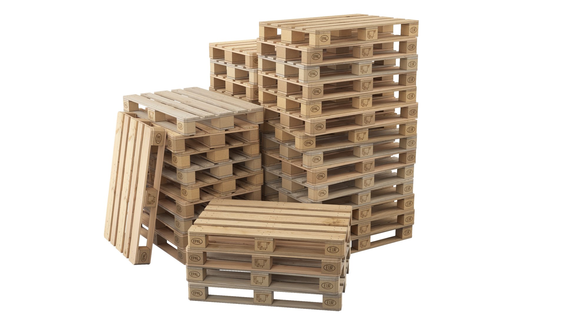 3D Model Pallet Pilke - TurboSquid 2081636