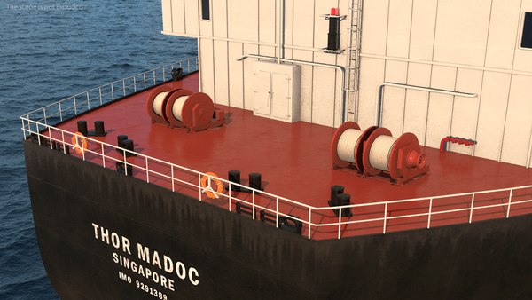 Bulk Carrier Ship Thor Madoc 3D model - TurboSquid 1967916