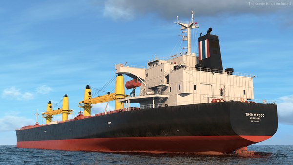 Bulk Carrier Ship Thor Madoc 3D model - TurboSquid 1967916