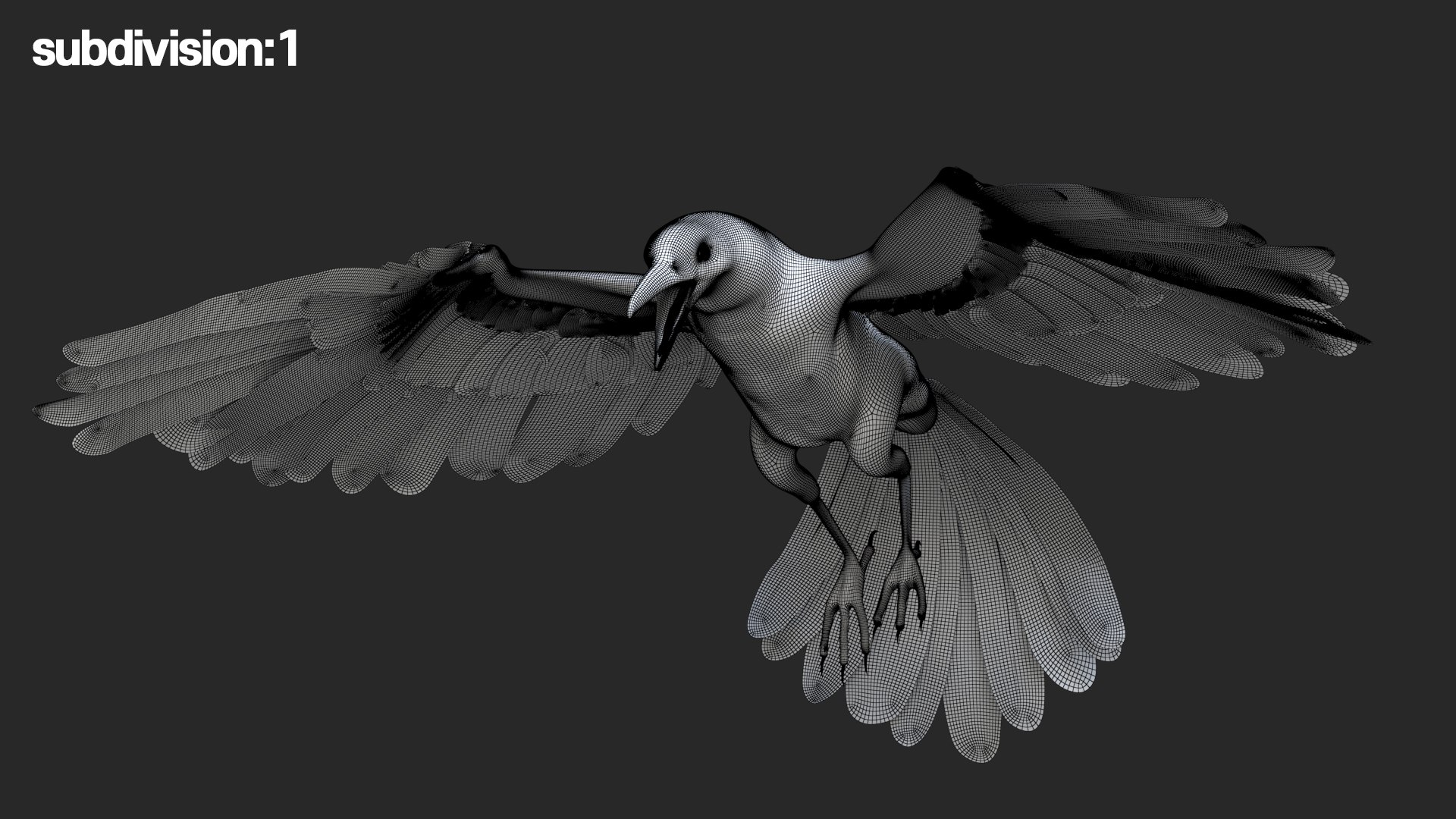 3D Model Rigging Crow Anatomy - TurboSquid 1521224