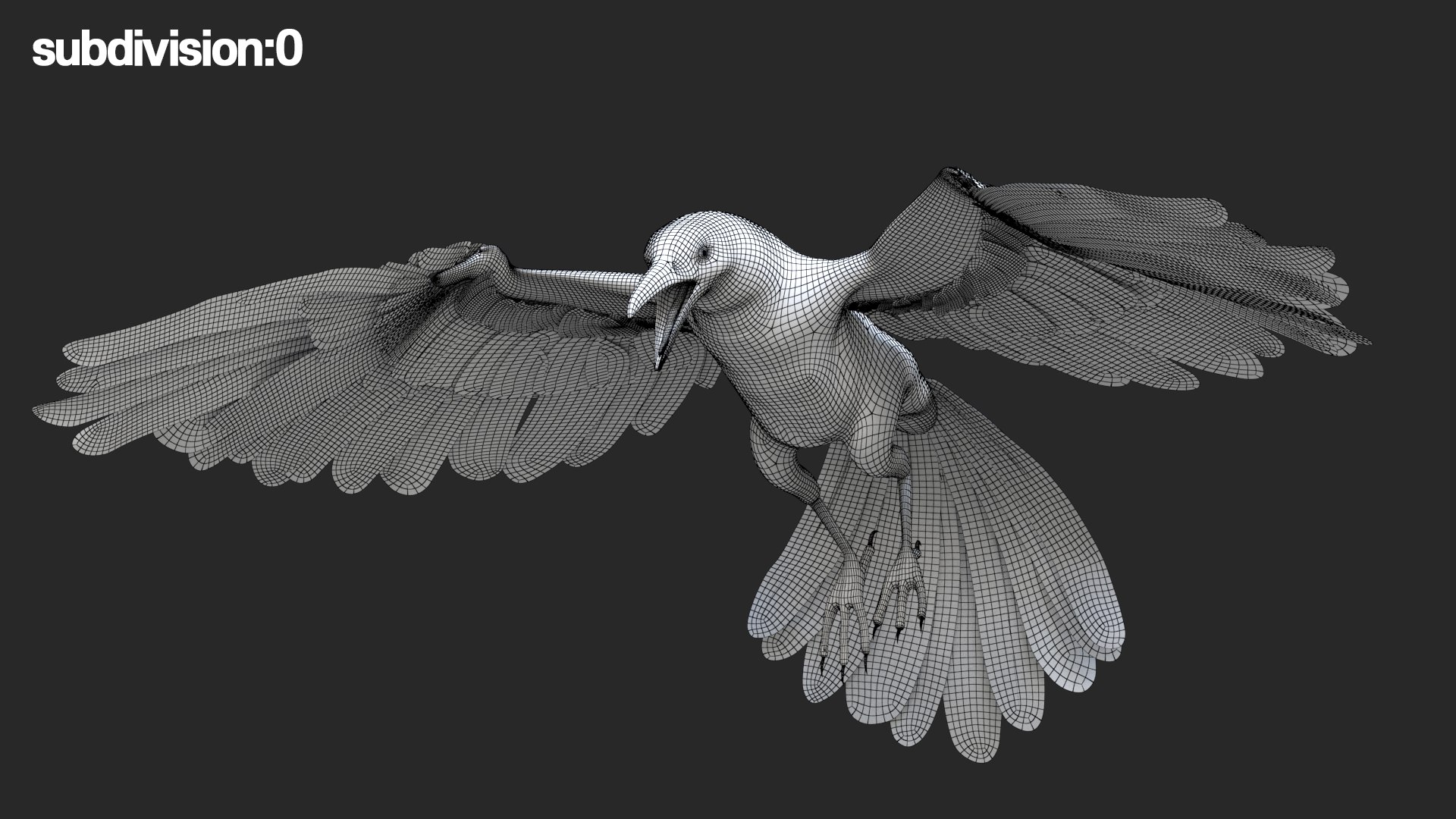 3D Model Rigging Crow Anatomy - TurboSquid 1521224