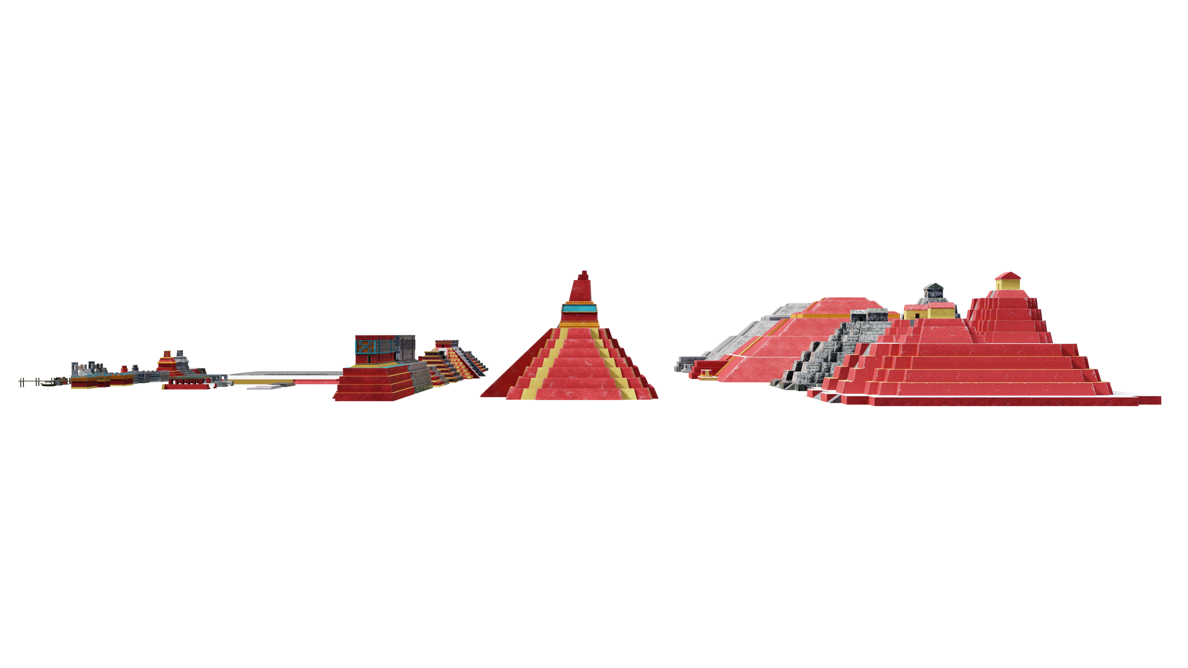 modelo 3d Colección Maya - Azteca - TurboSquid 1817669