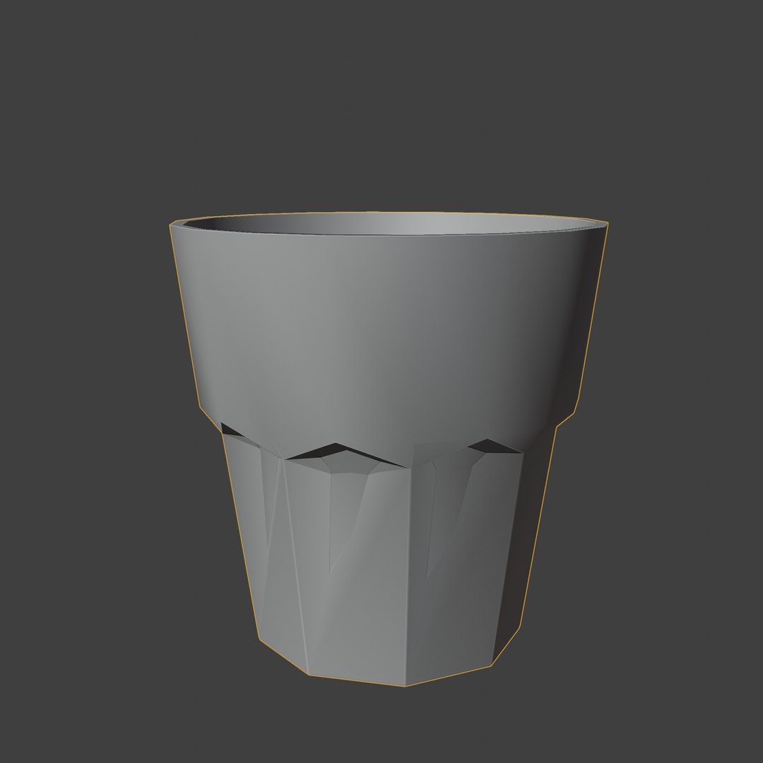 Faceted Glass Low Poly 3D Model - TurboSquid 1790728