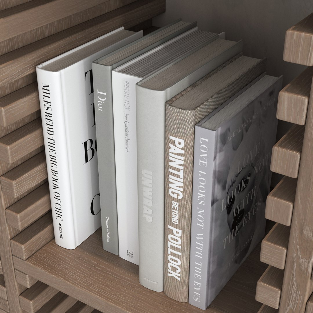 Bookcase Set 02 3D Model - TurboSquid 2049744