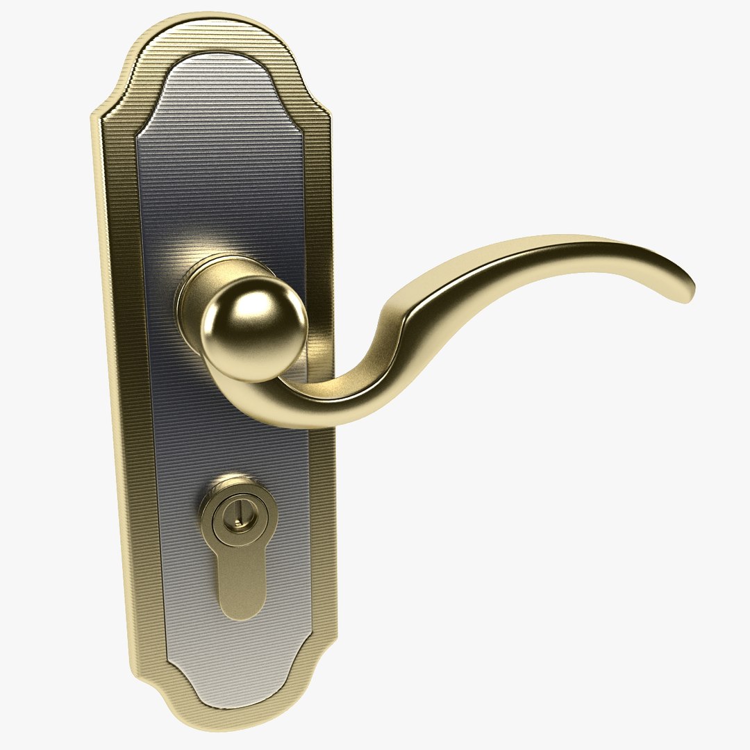 3d door handle model