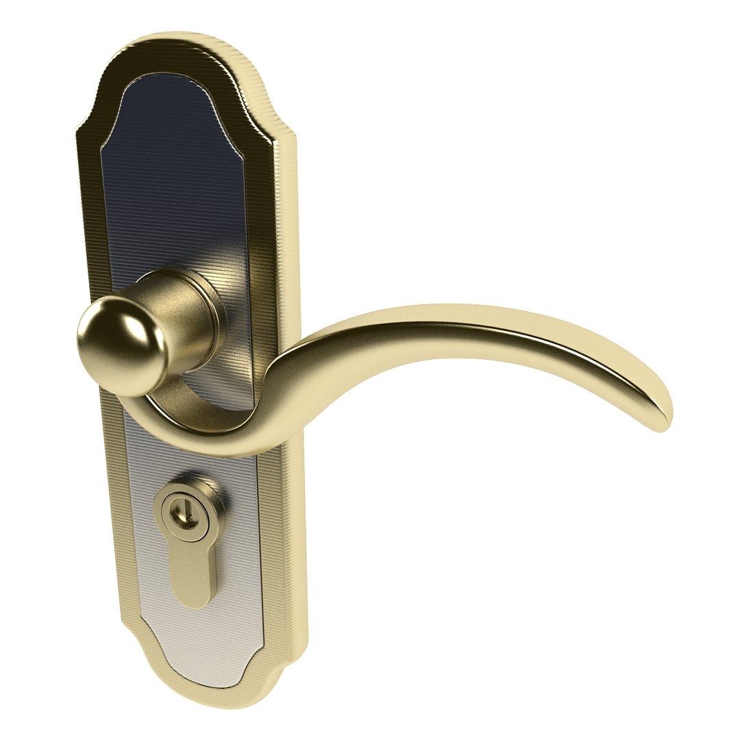3d door handle model