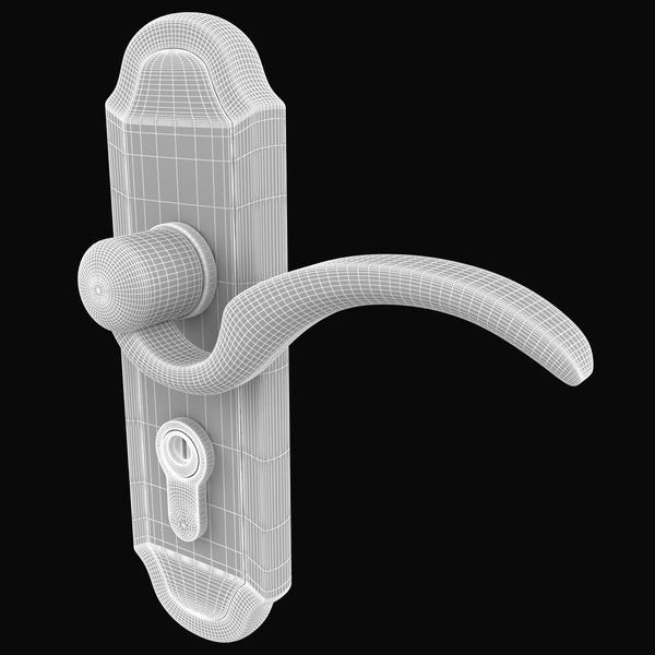 3d door handle model