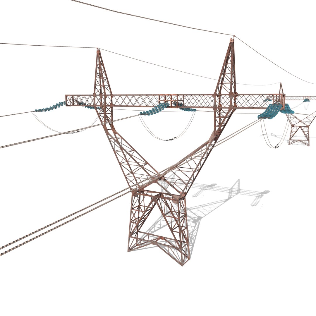 3D Electricity Poles - TurboSquid 1473391