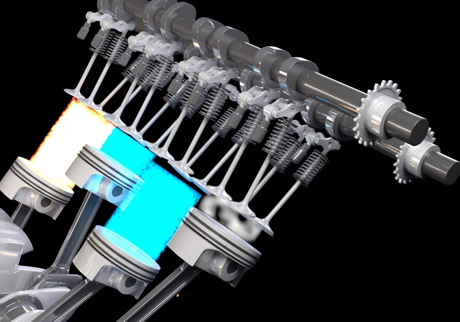3D V8 Engine Gasoline Ignition - TurboSquid 1329854