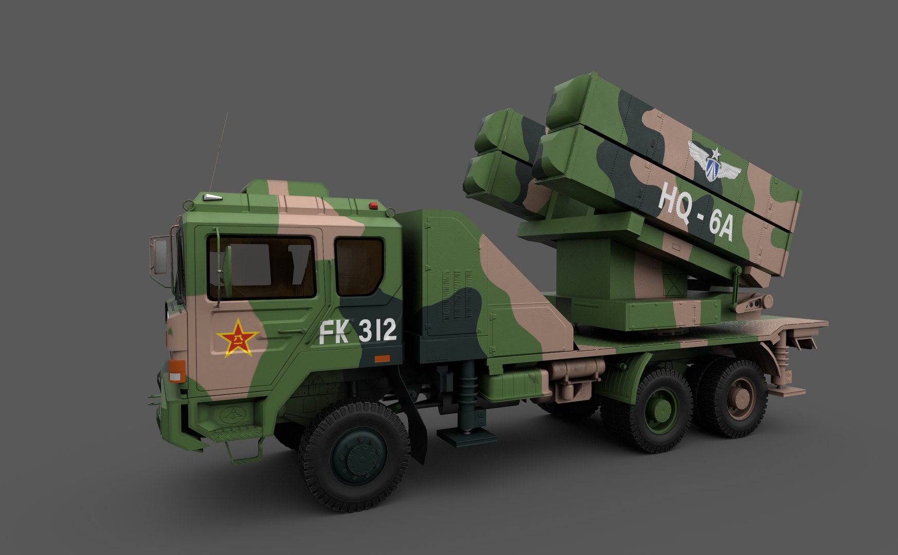 3D Model HQ-6A LY-60 - TurboSquid 2126432