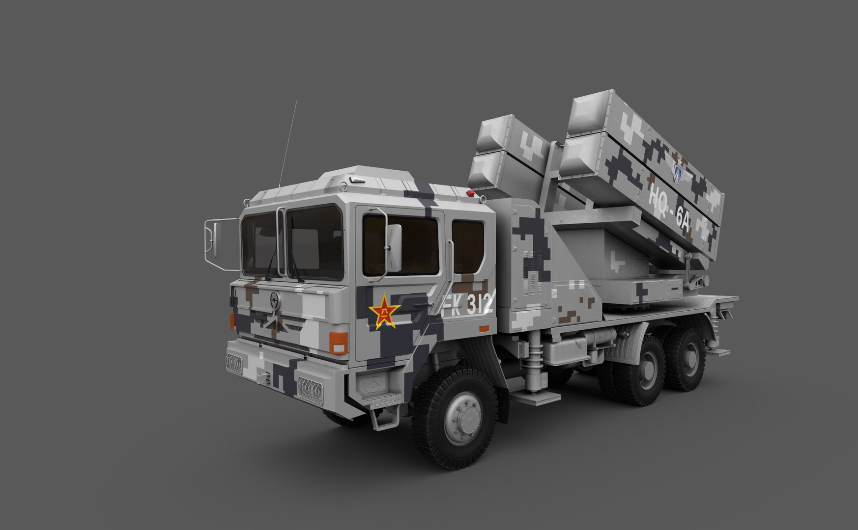 3D Model HQ-6A LY-60 - TurboSquid 2126432