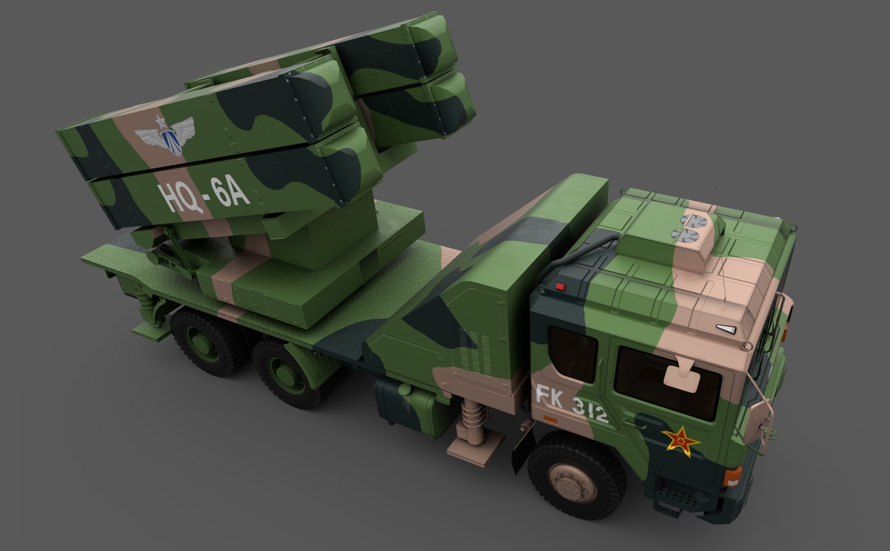 3D model HQ-6A LY-60 - TurboSquid 2126432