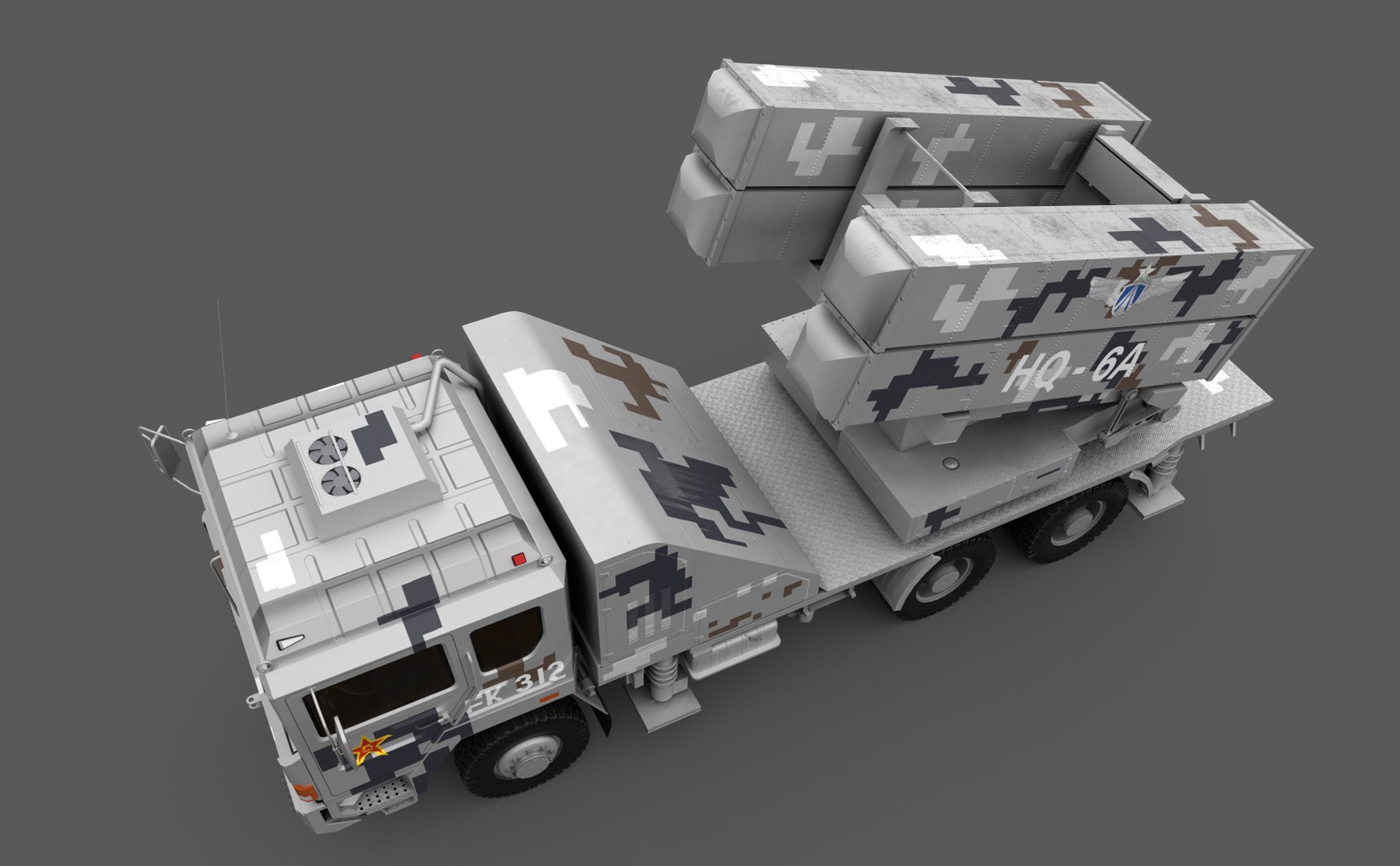 3D Model HQ-6A LY-60 - TurboSquid 2126432