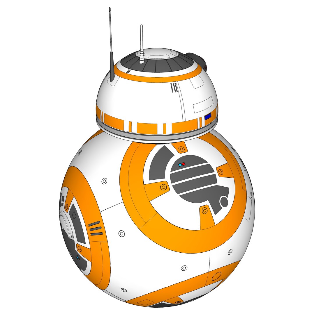 3d model bb-8 droid
