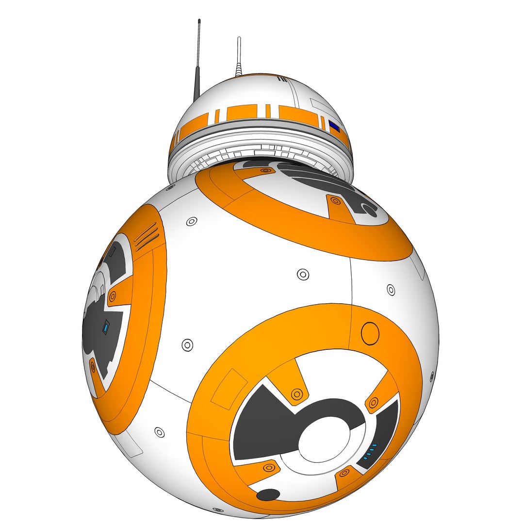 3d model bb-8 droid