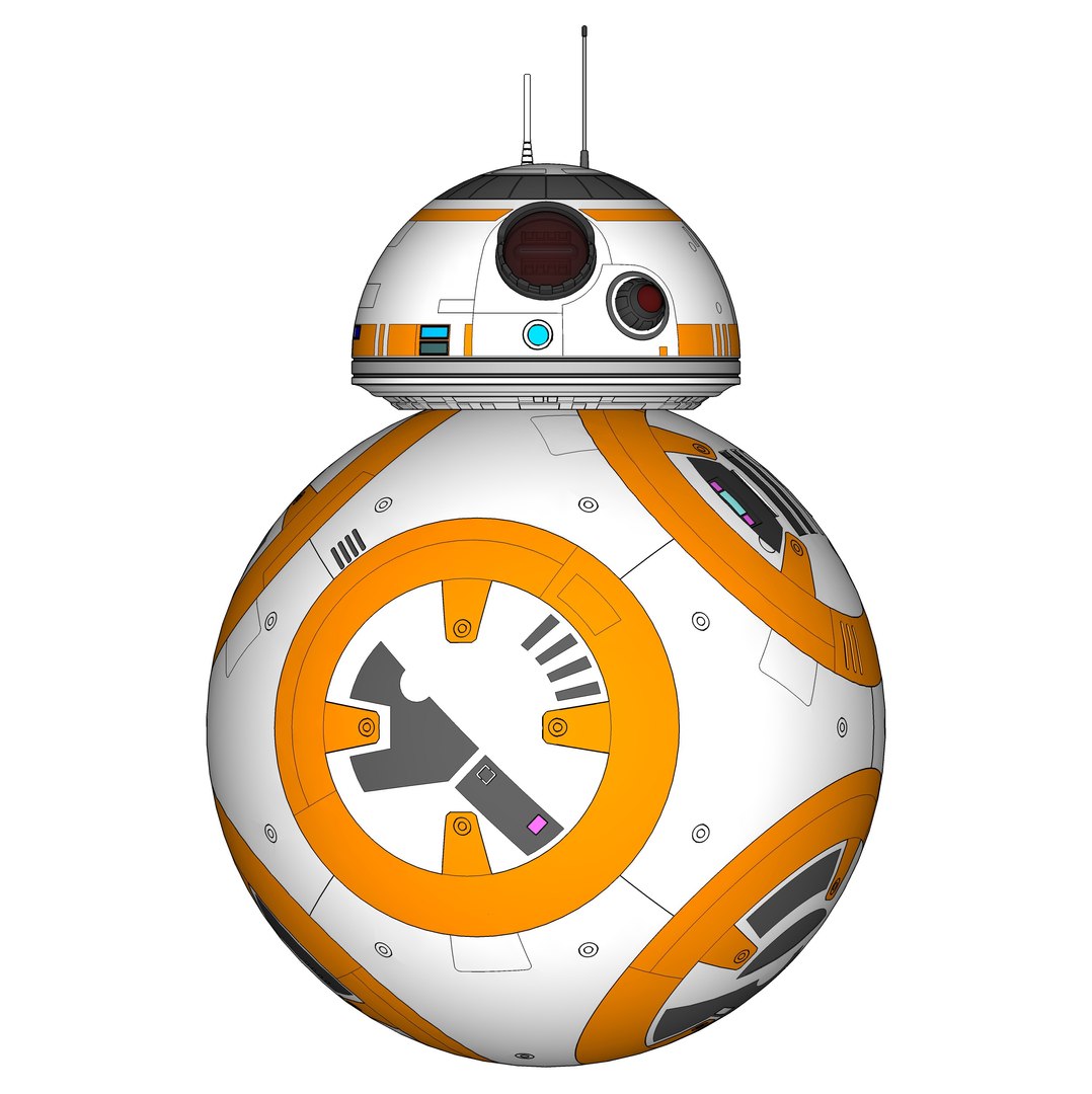 3d model bb-8 droid