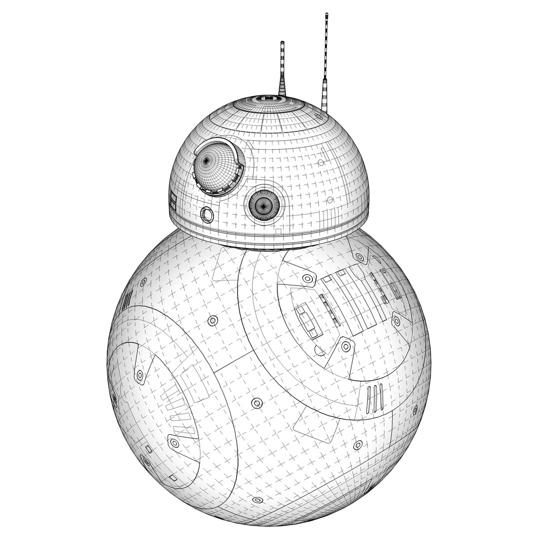 3d model bb-8 droid