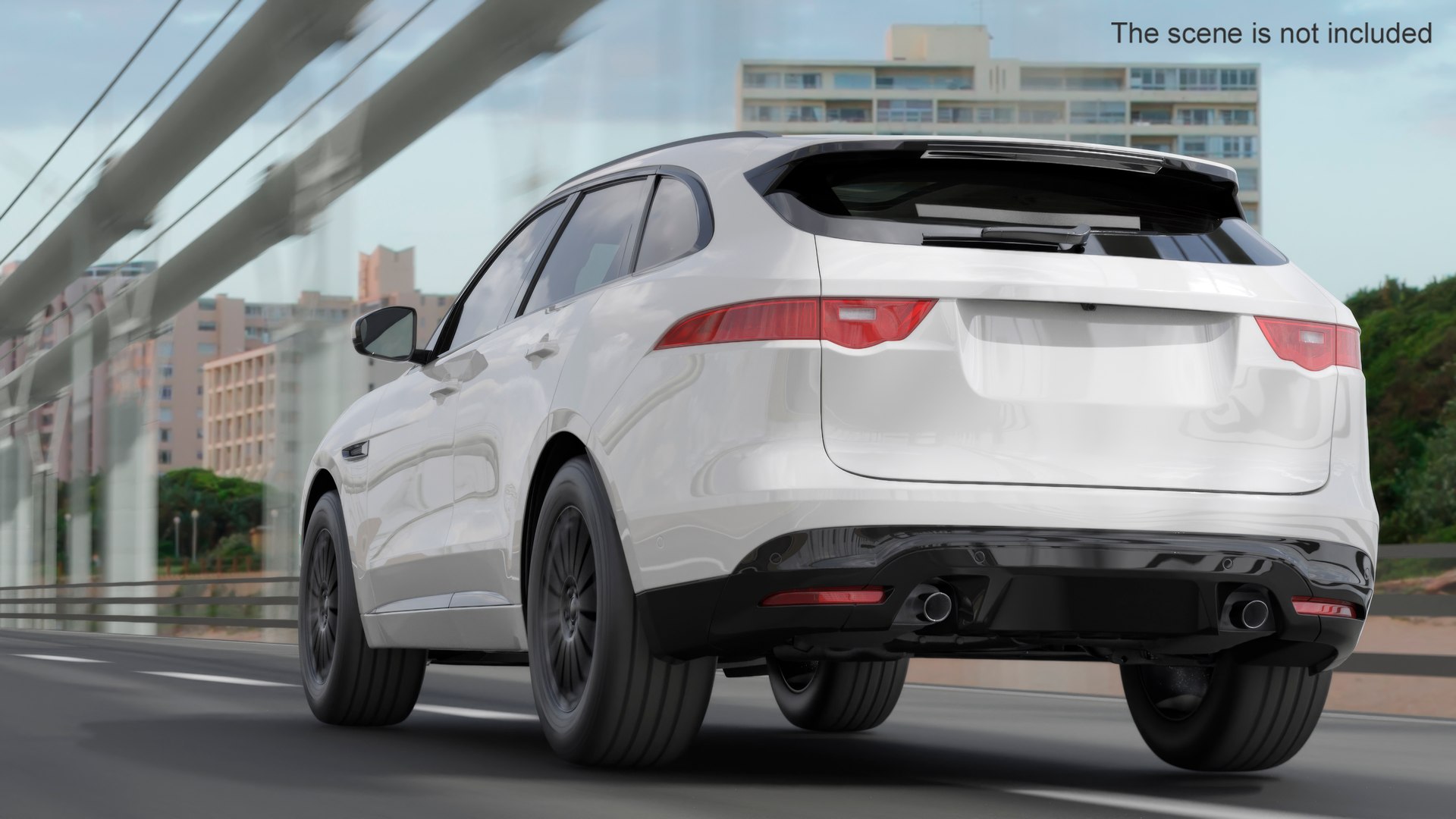 3D Luxury Crossover Pearl White - TurboSquid 2388660