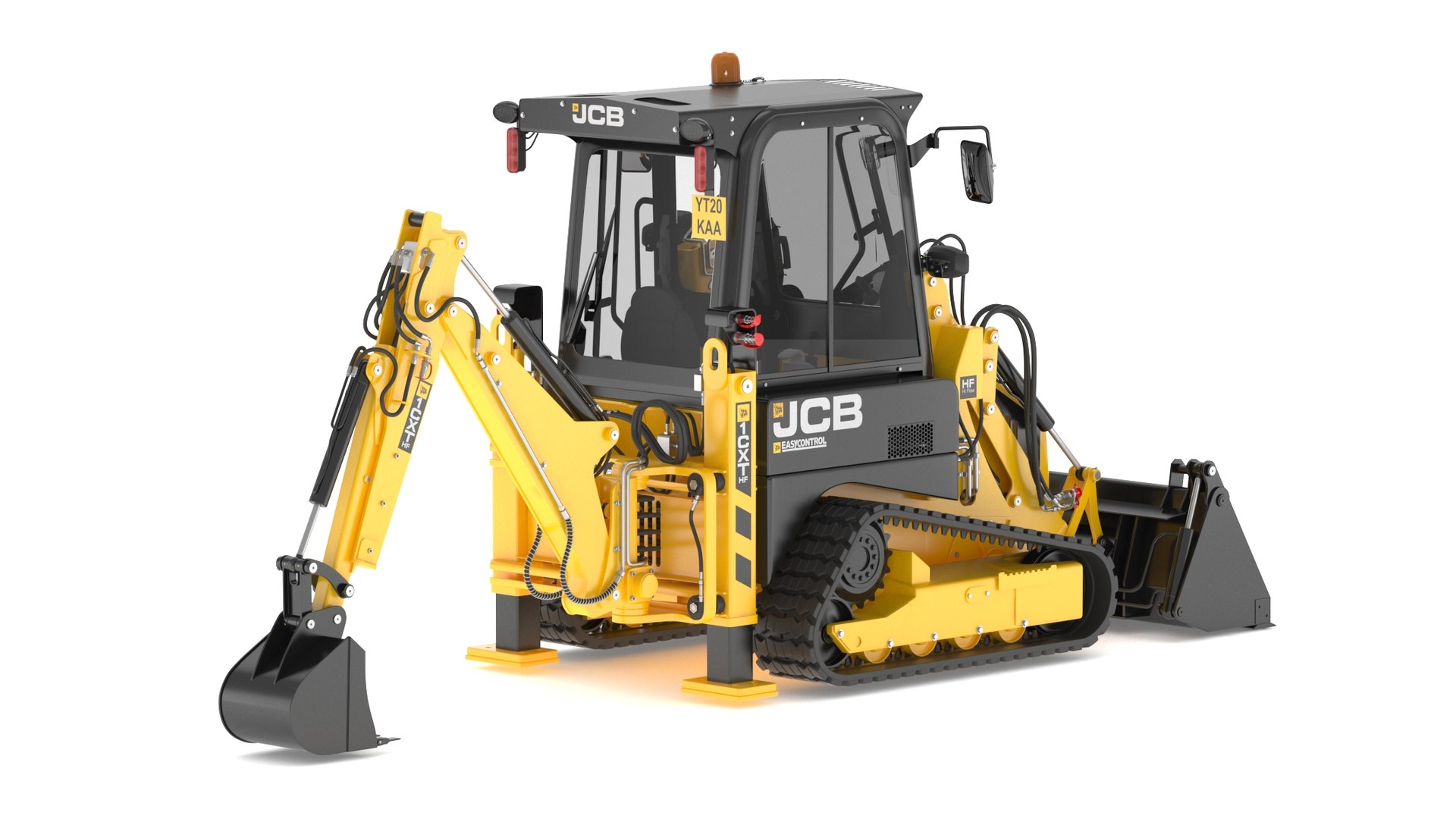 3D JCB Backhoe Loaders 1CXT - TurboSquid 2225730