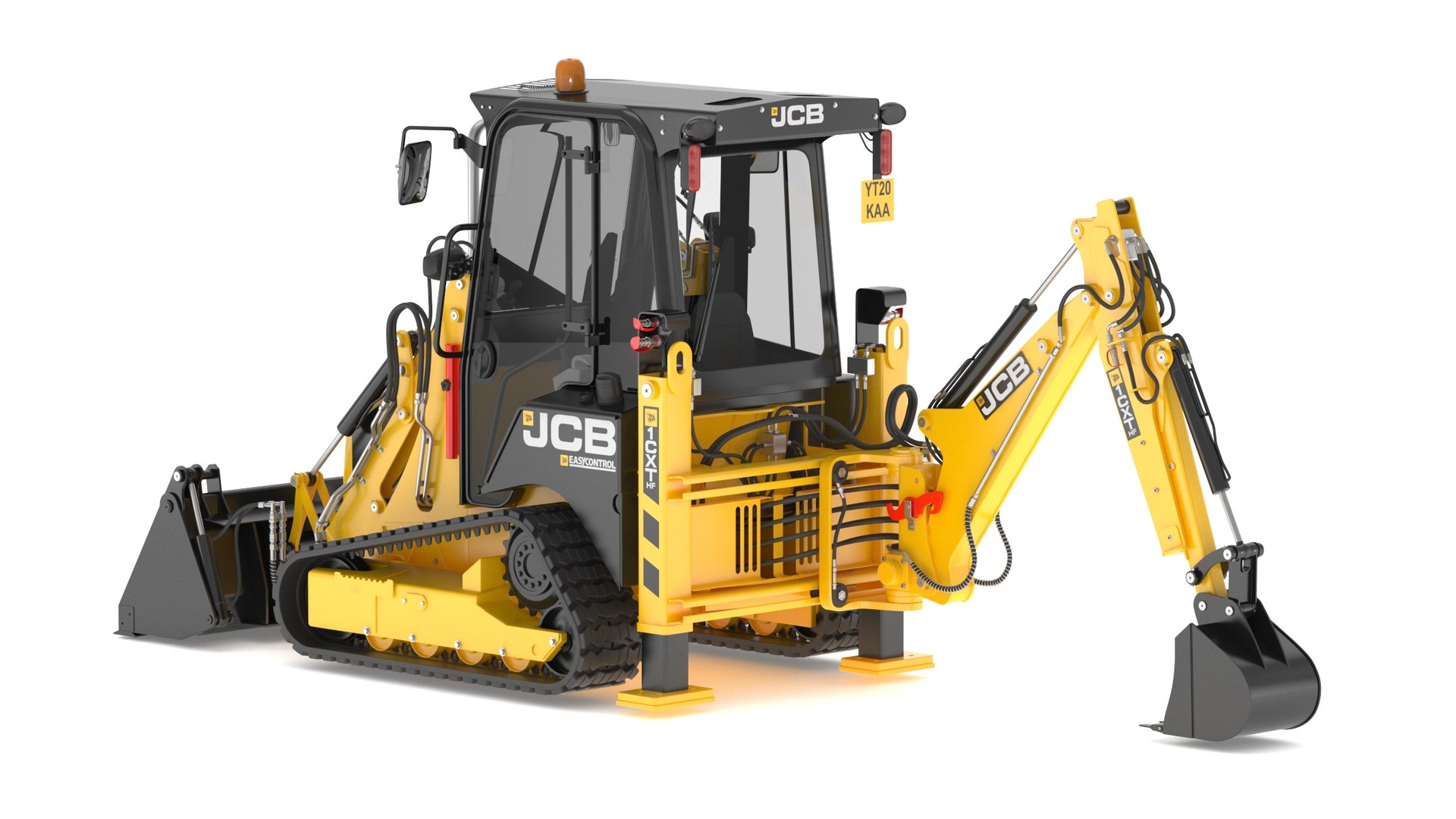 3D JCB Backhoe Loaders 1CXT - TurboSquid 2225730