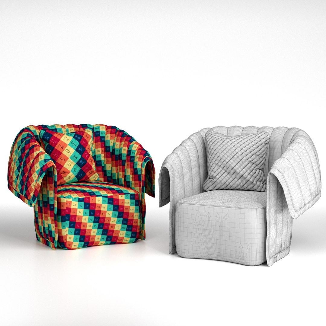 MANTA Armchair 3D Model - TurboSquid 1725482