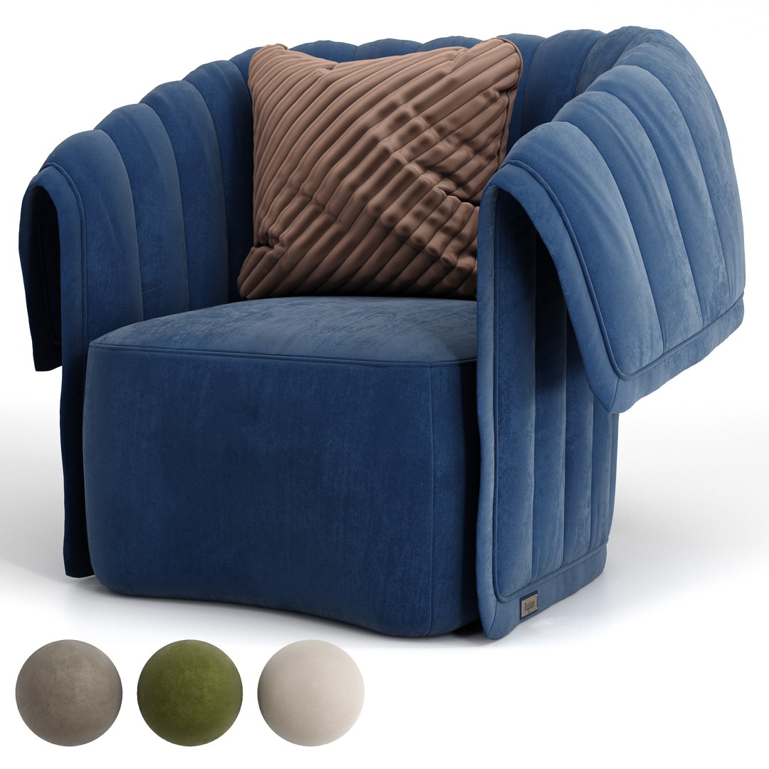MANTA Armchair 3D Model - TurboSquid 1725482