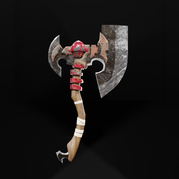 modelo 3d Hacha estilizada - TurboSquid 2300053