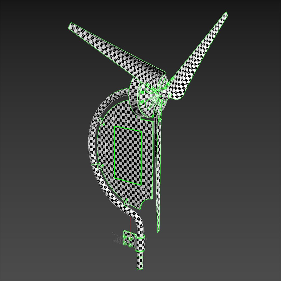 Small Wind Turbine 3D Model - TurboSquid 2127038