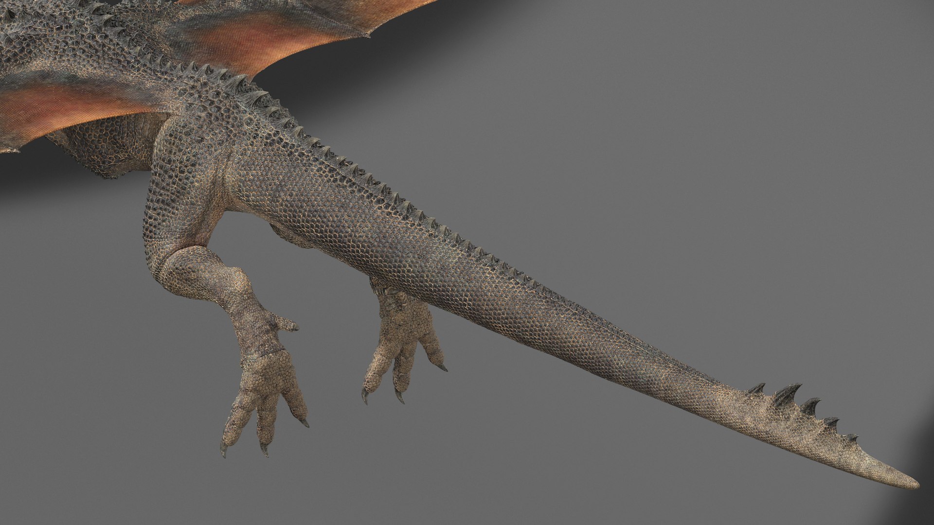 Dragon rig black 3D - TurboSquid 1561049