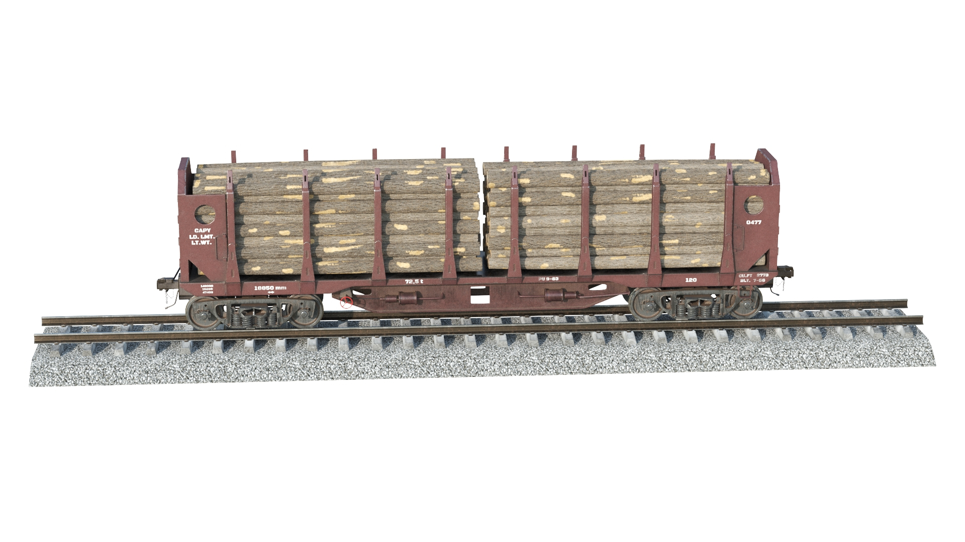3D Logging Wagon Firewood - TurboSquid 1440799