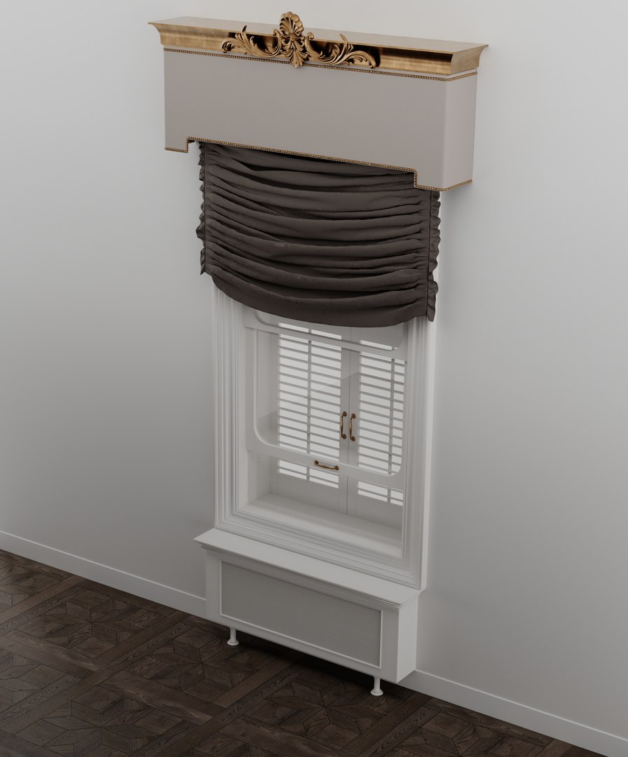 3D Indoor Sliding Sash Window - TurboSquid 2066934