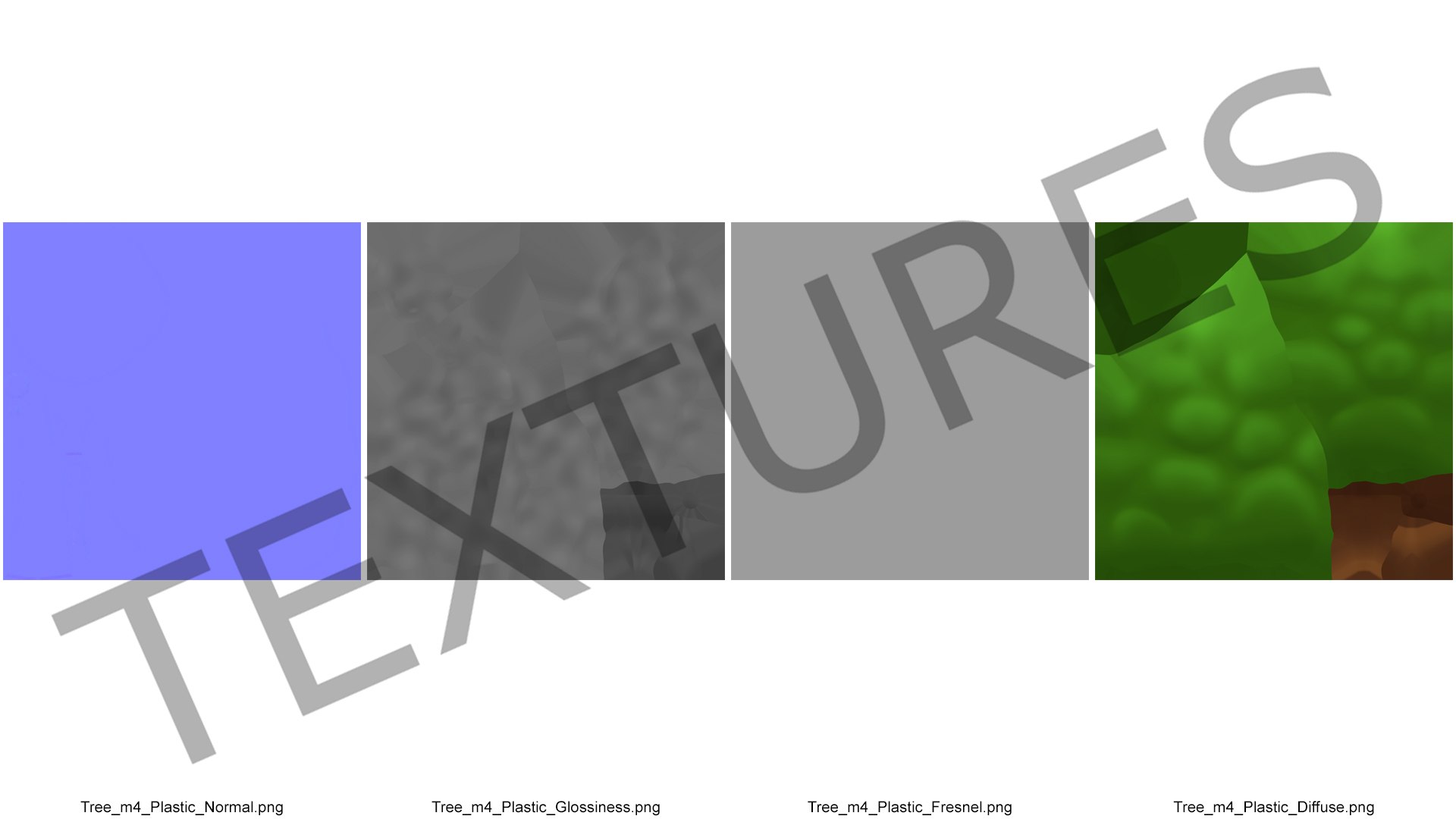 3D model Cartoon Poplar Tree Simple Coloring - TurboSquid 2170089