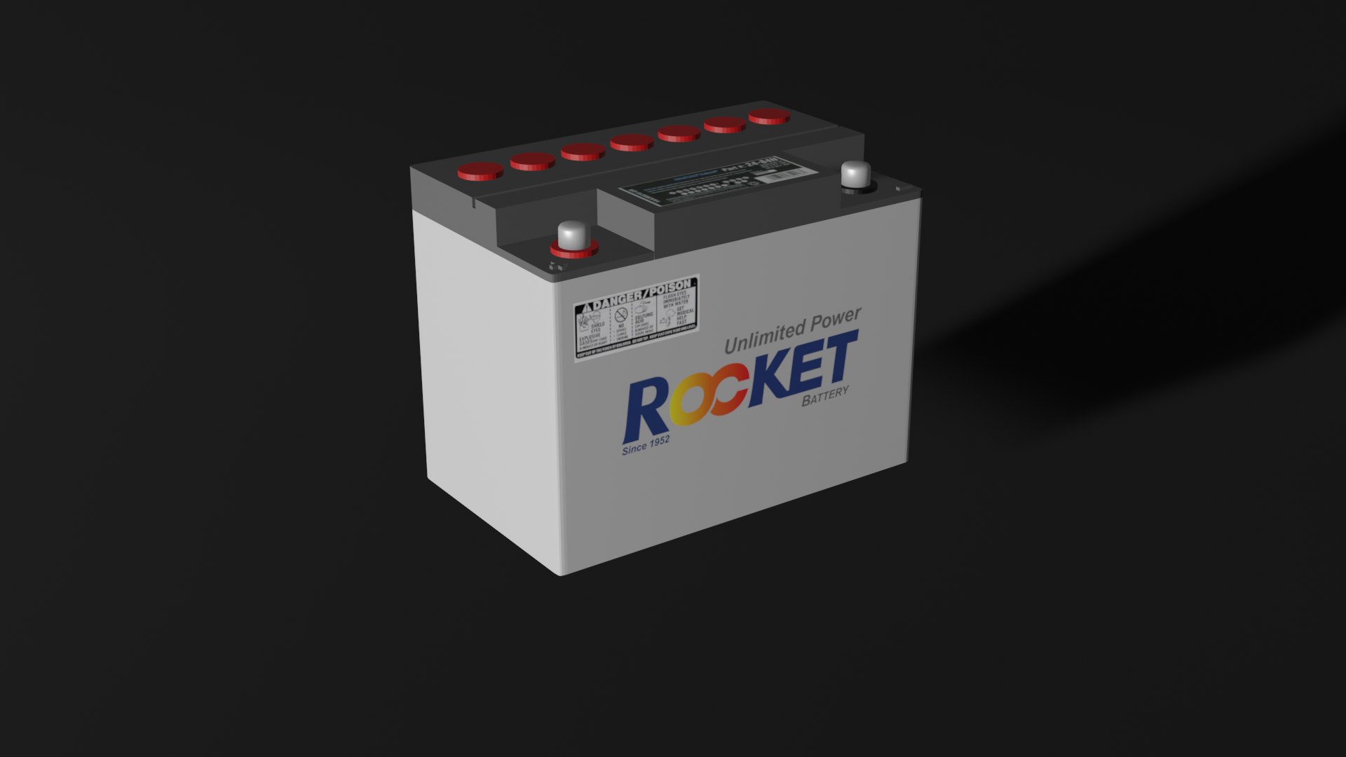 Car Battery 3D Model - TurboSquid 1618011